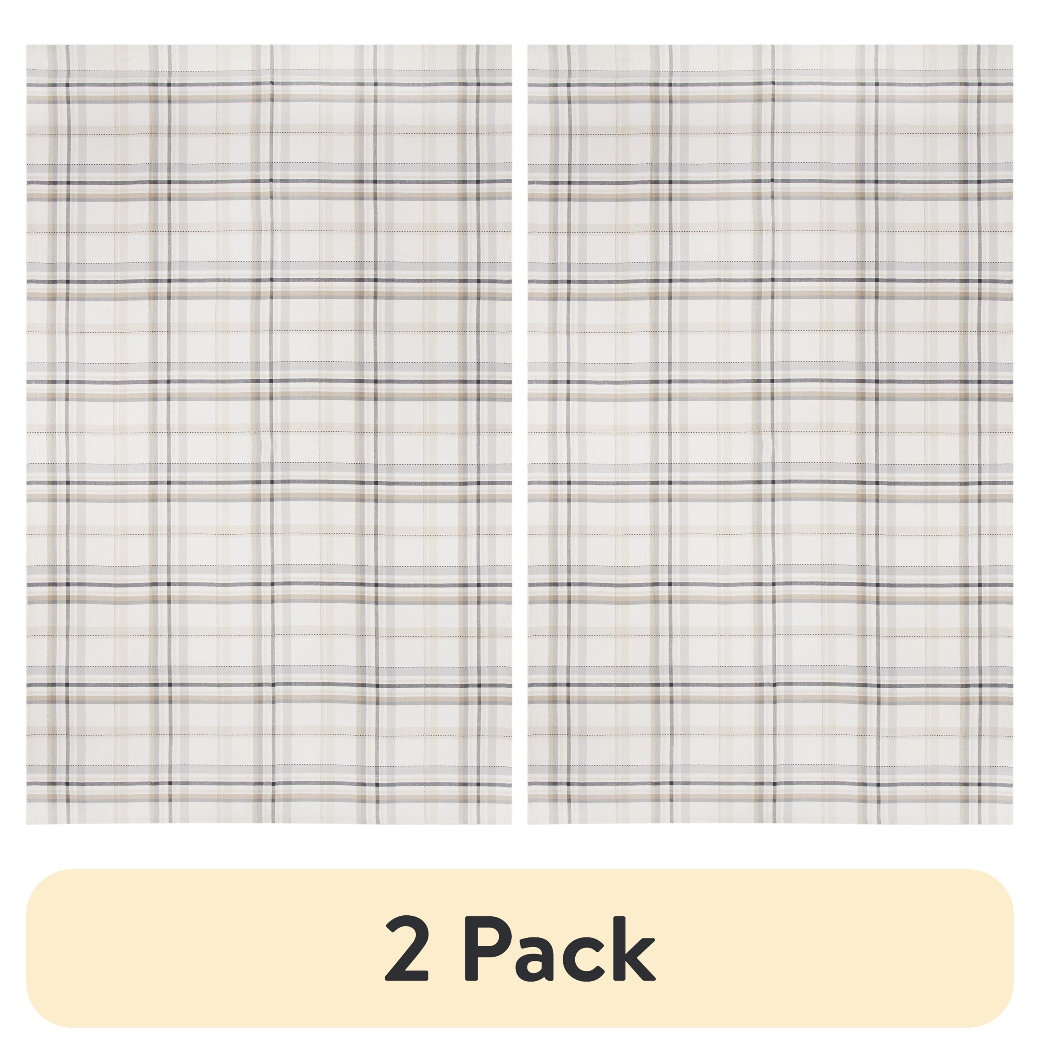 (2 pack) Better Homes & Gardens Woven Monday Plaid Table Cloth - Multi ...