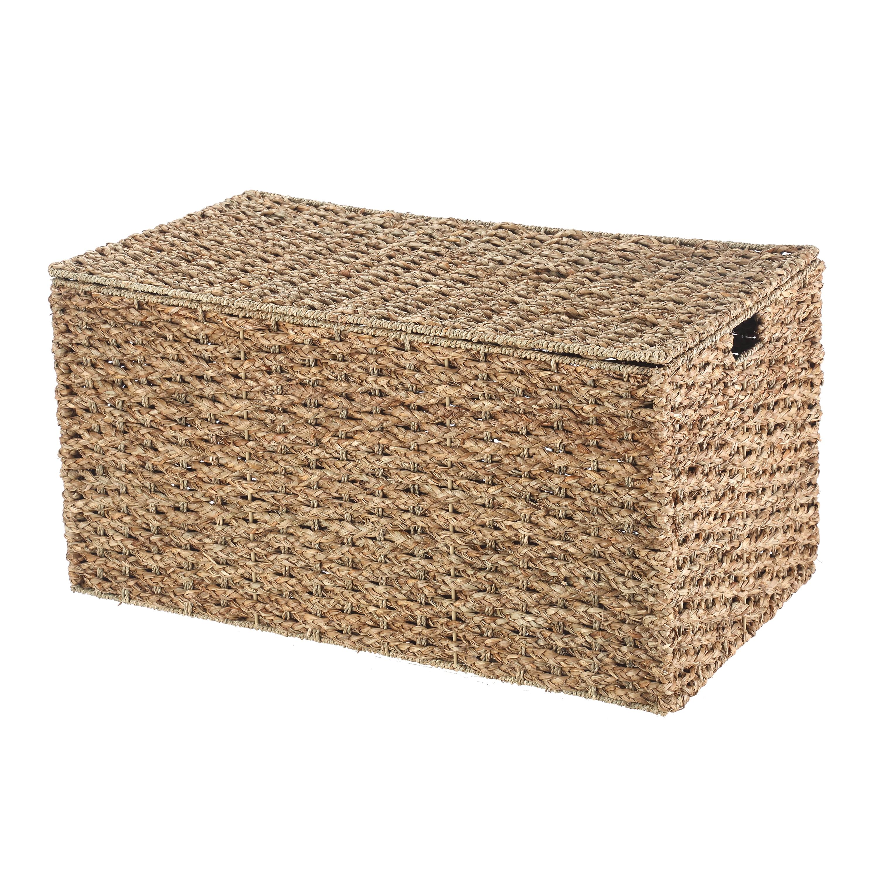 Better Homes & Gardens XL Braided Seagrass Storage Trunk - Walmart.com