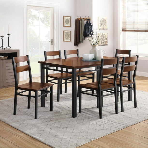 Better Homes & Gardens Austen 7 Piece Dining Set - Walmart.com