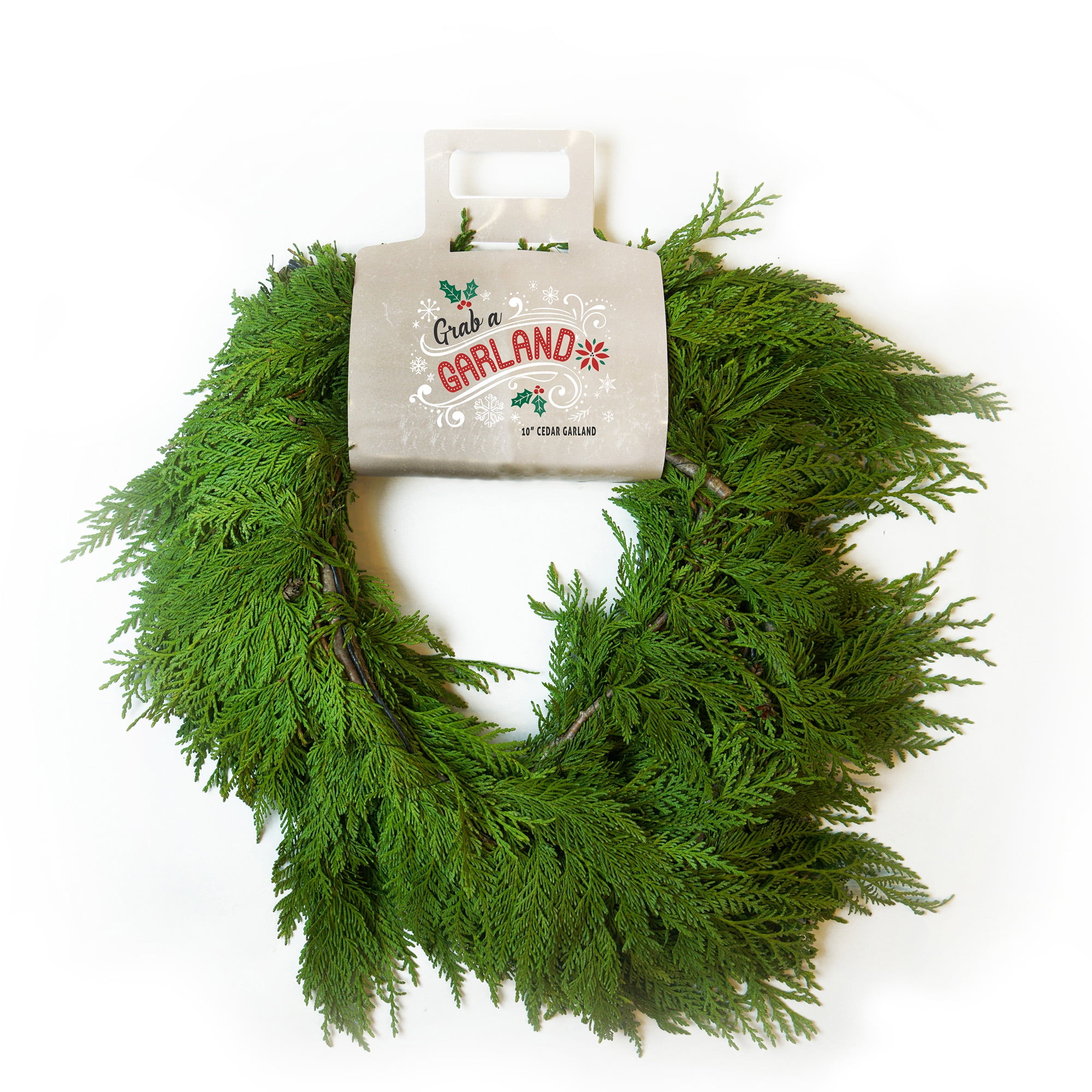 Better Homes and Gardens 10 Foot Fresh Cedar Garland 1 - Walmart ...