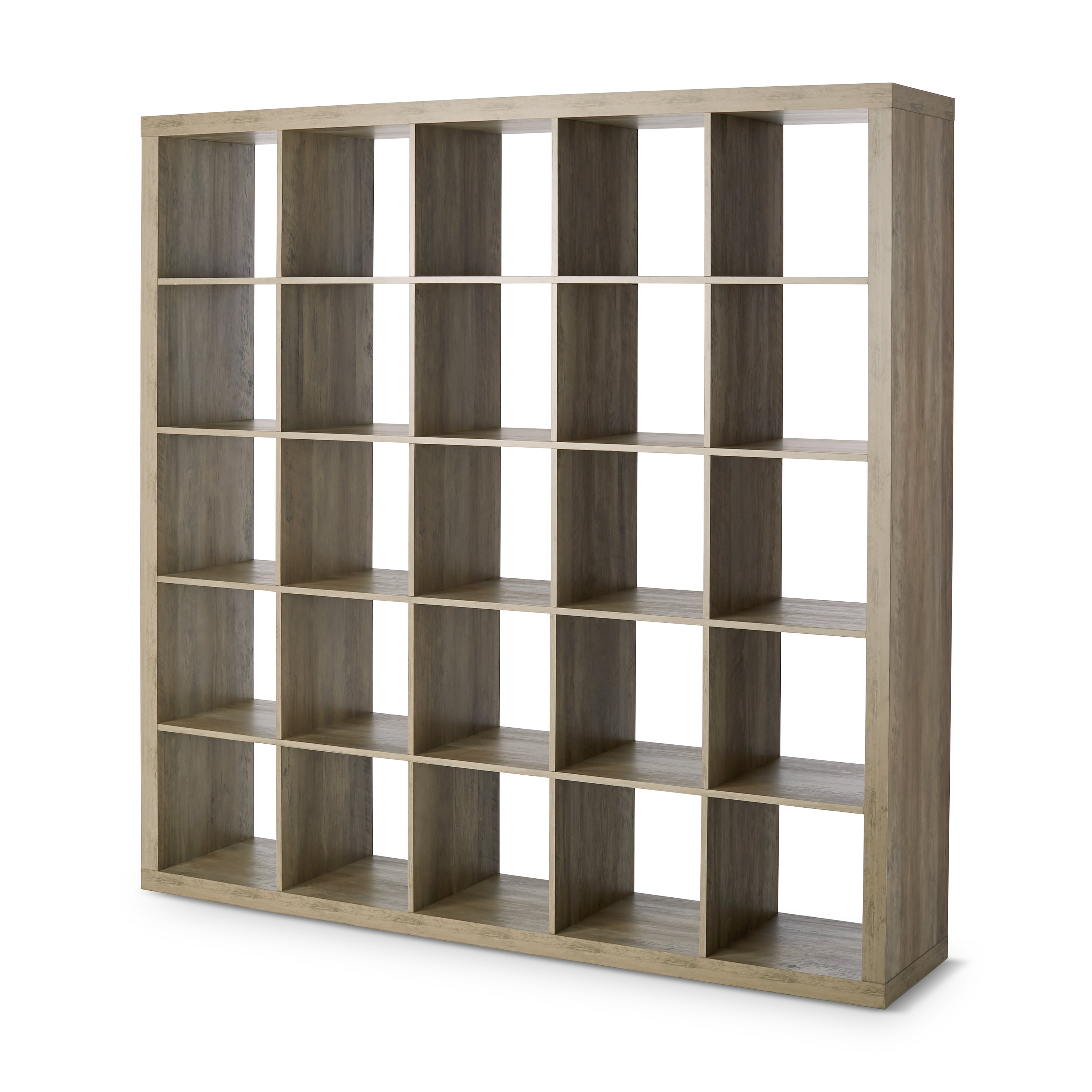 Better Homes and Gardens 25 Cube Organizer Room Divider, Rustic Gray ...