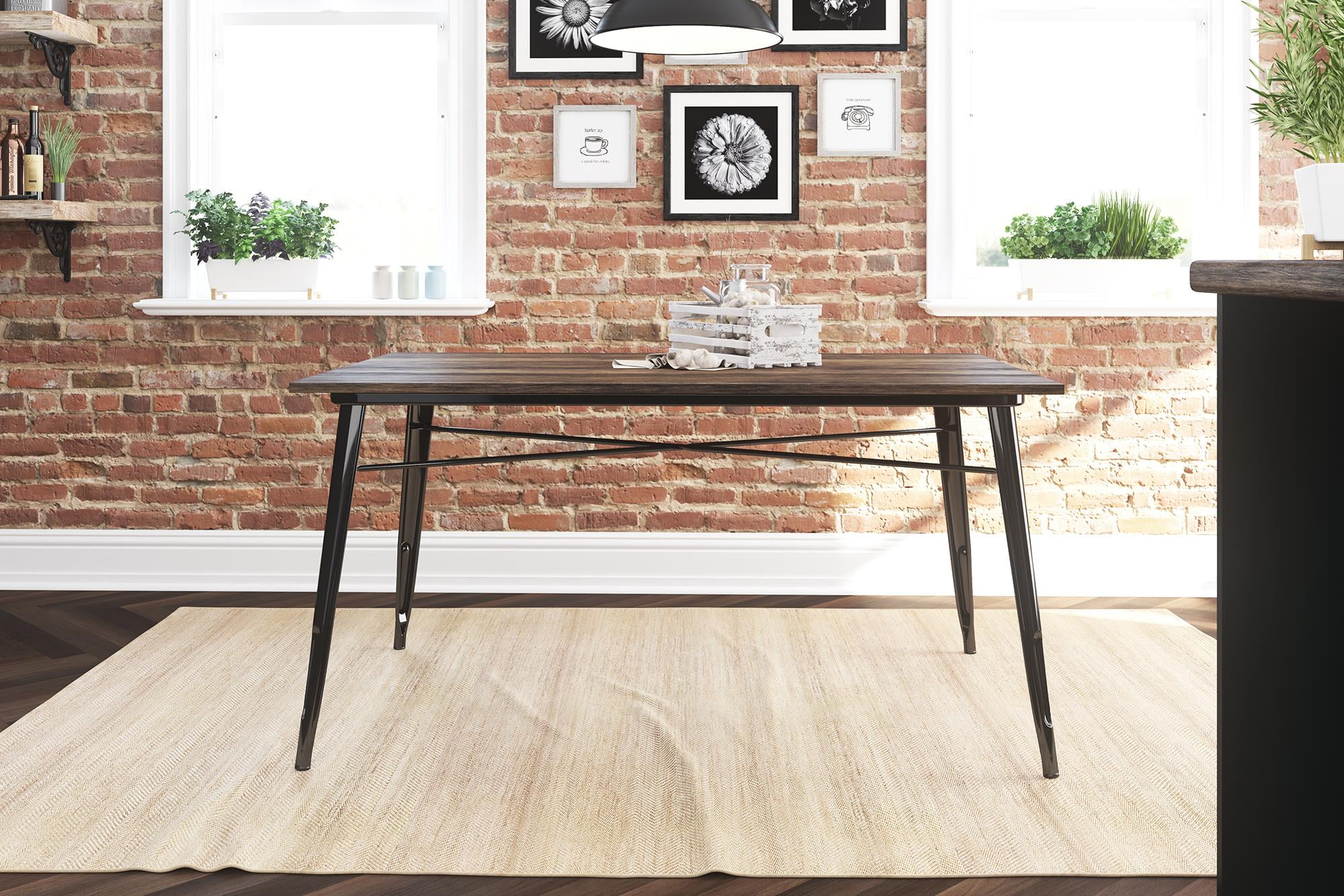 Better Homes and Gardens Aidan Rectangular Dining Table, Multiple ...