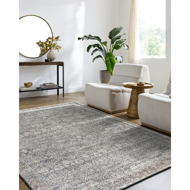 Better Homes and Gardens Damask Multi 8x10 Area Rug - Walmart.com