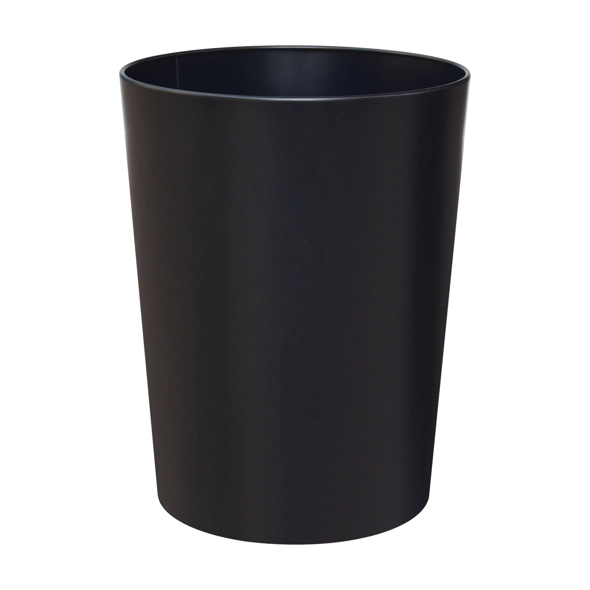 Better Homes & Gardens Decorative Metal Wastebasket, Black - Walmart.com