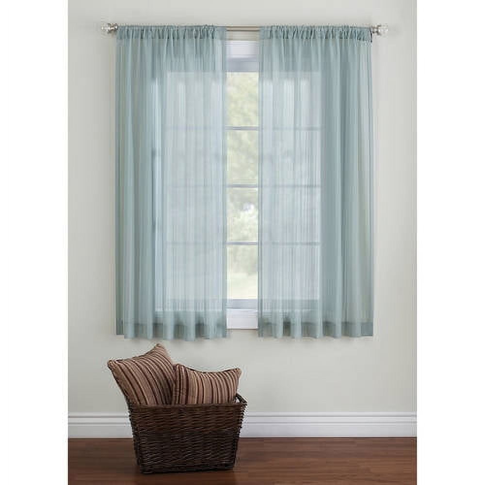 Better Homes & Gardens Elise Sheer Window Panel, Vertical Stripe, Light ...