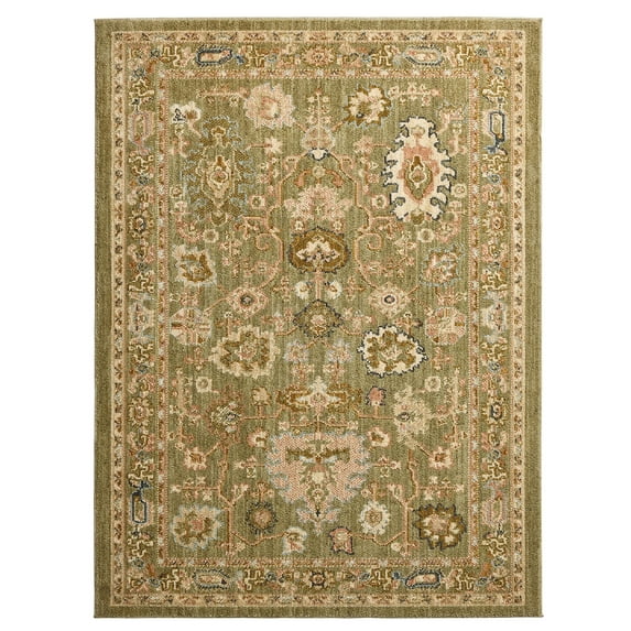 Better Homes and Garden Modern Oushak Low Pile Stain and Fade Resistant ...