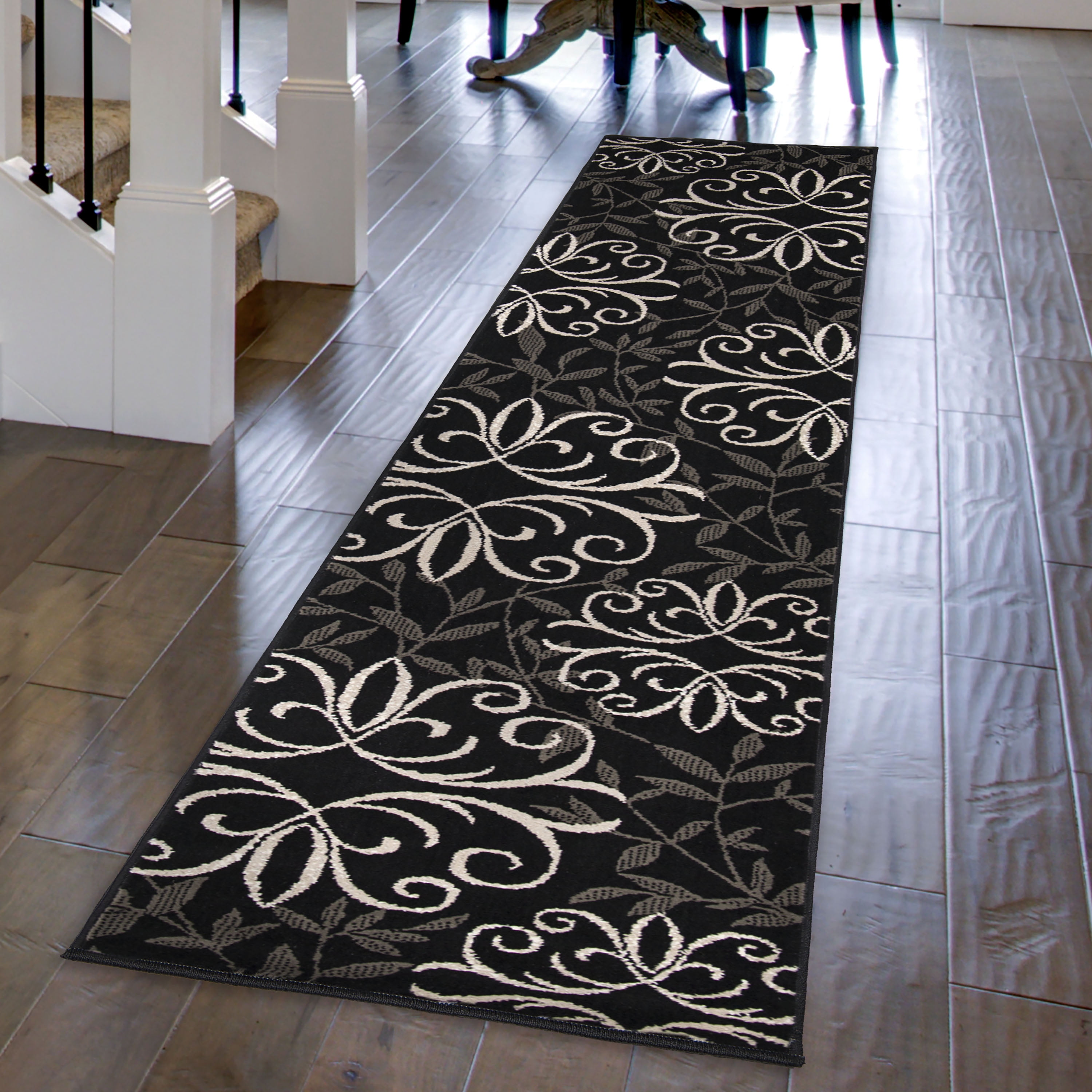 Better Homes and Gardens Iron Fleur Area Rug or Runner - Walmart.com