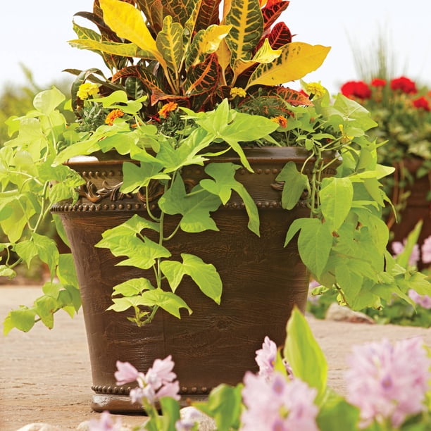 Better Homes and Gardens Monteverde Planter, Multiple Sizes - Walmart ...