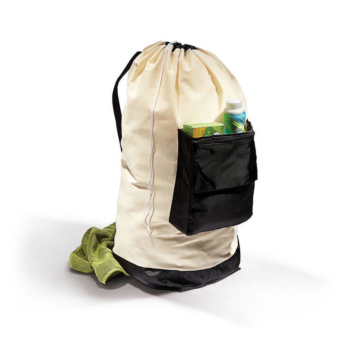 Better Homes and Gardens Stuff Tuff Bag, Ivory/Rich Brown - Walmart ...