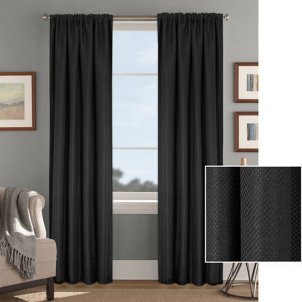 Better Homes and Gardens Textured Woven Room Darkening Window Panel ...