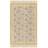 Better Homes & Gardens Yellow Floral Indoor Accent Rug, 2' x 3 ...