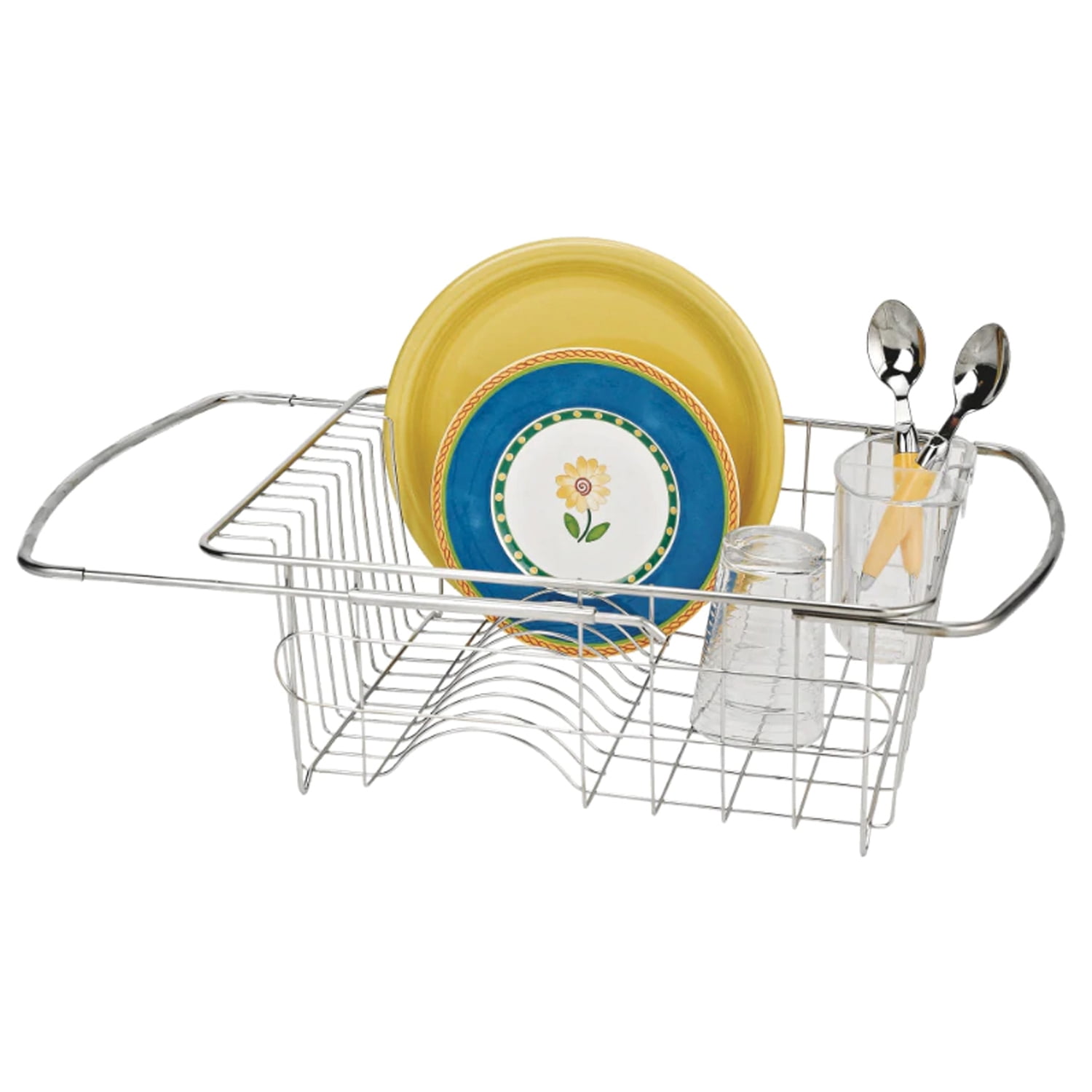 Better Houseware 1423 Stainless Steel Adjustable Over-the-Sink Dish ...