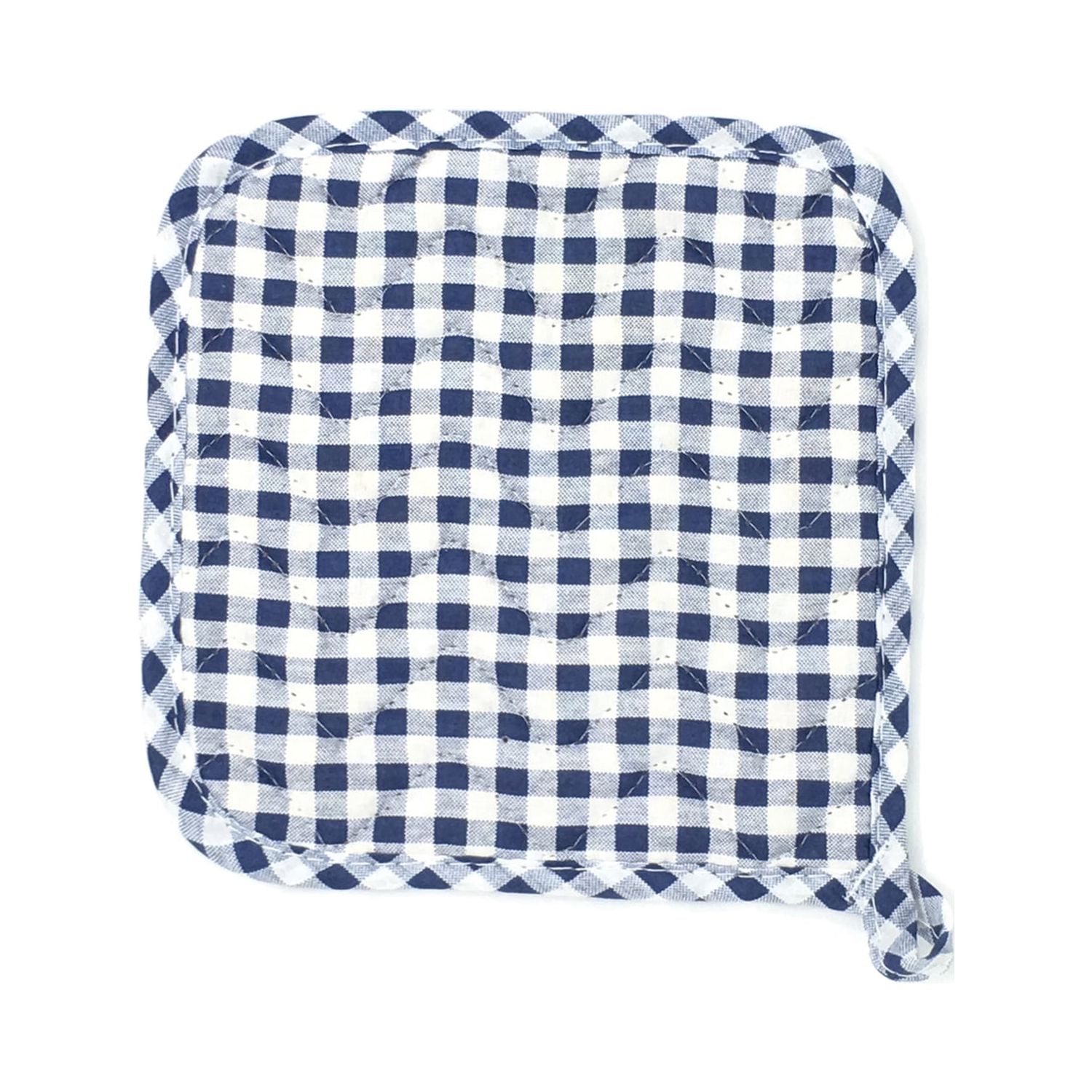 Better Houseware 1583/B Gingham Pot Holder (Blue) - Walmart.com