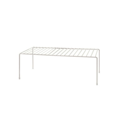 Mainstays Folding Metal Kitchen Pantry Organization Wire Shelf, White ...