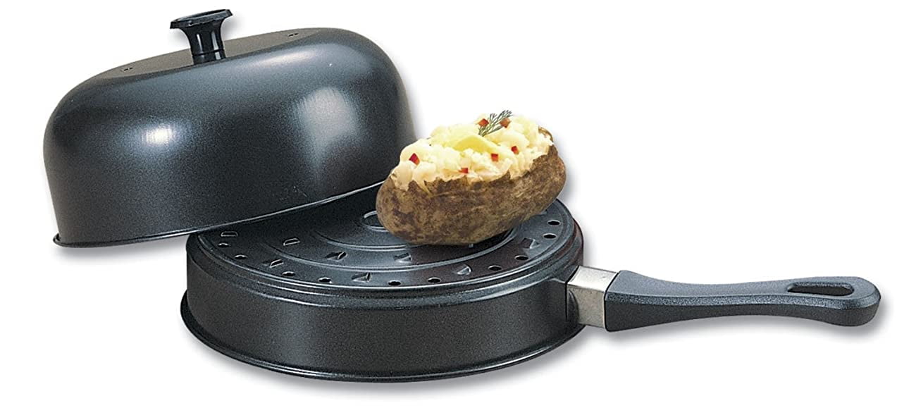 Better Houseware 2312 Non-Stick Steel Stove Top Potato Baking Dish ...