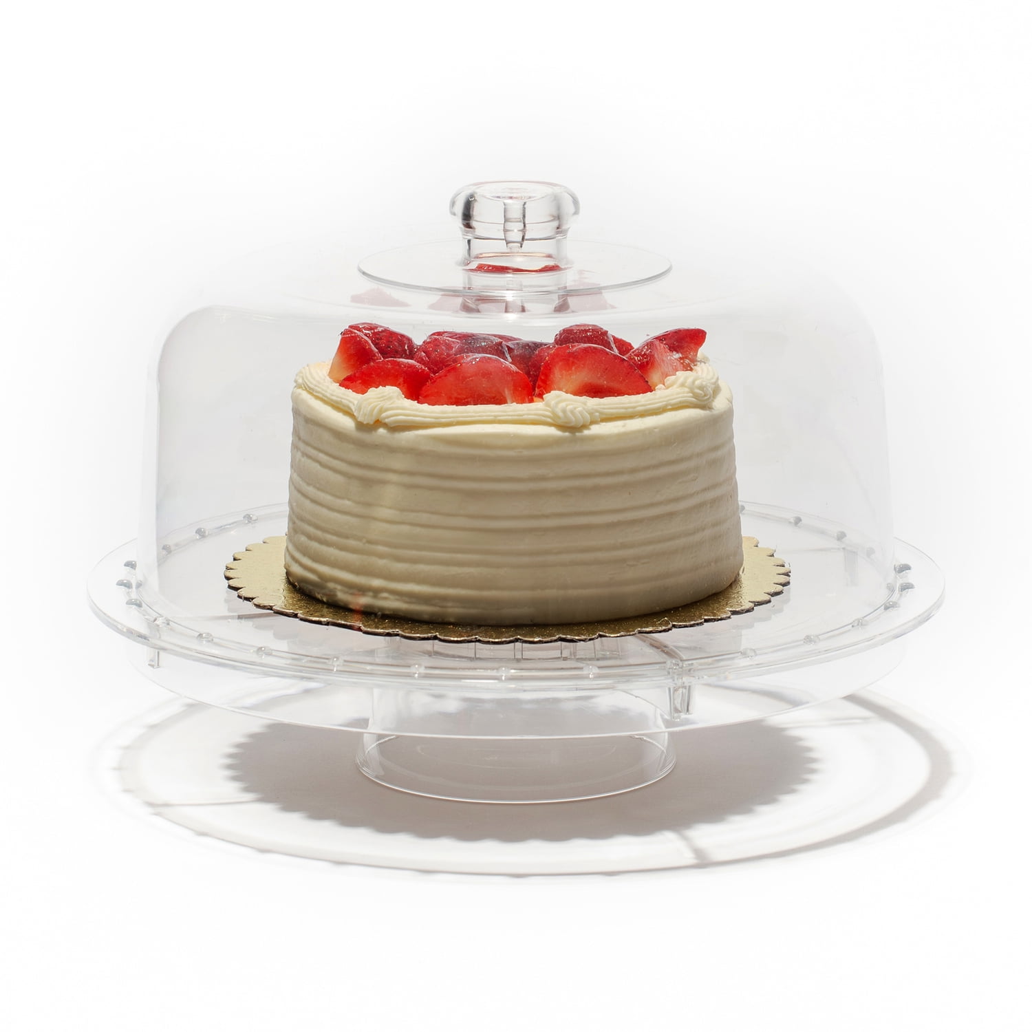 Better Houseware 3-Piece Clear Acrylic Cake Cover Set, Dome Lid, Multi ...