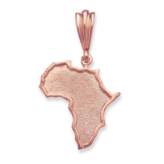 Better Jewelry, Copper Large African Map Pendant - Walmart.com