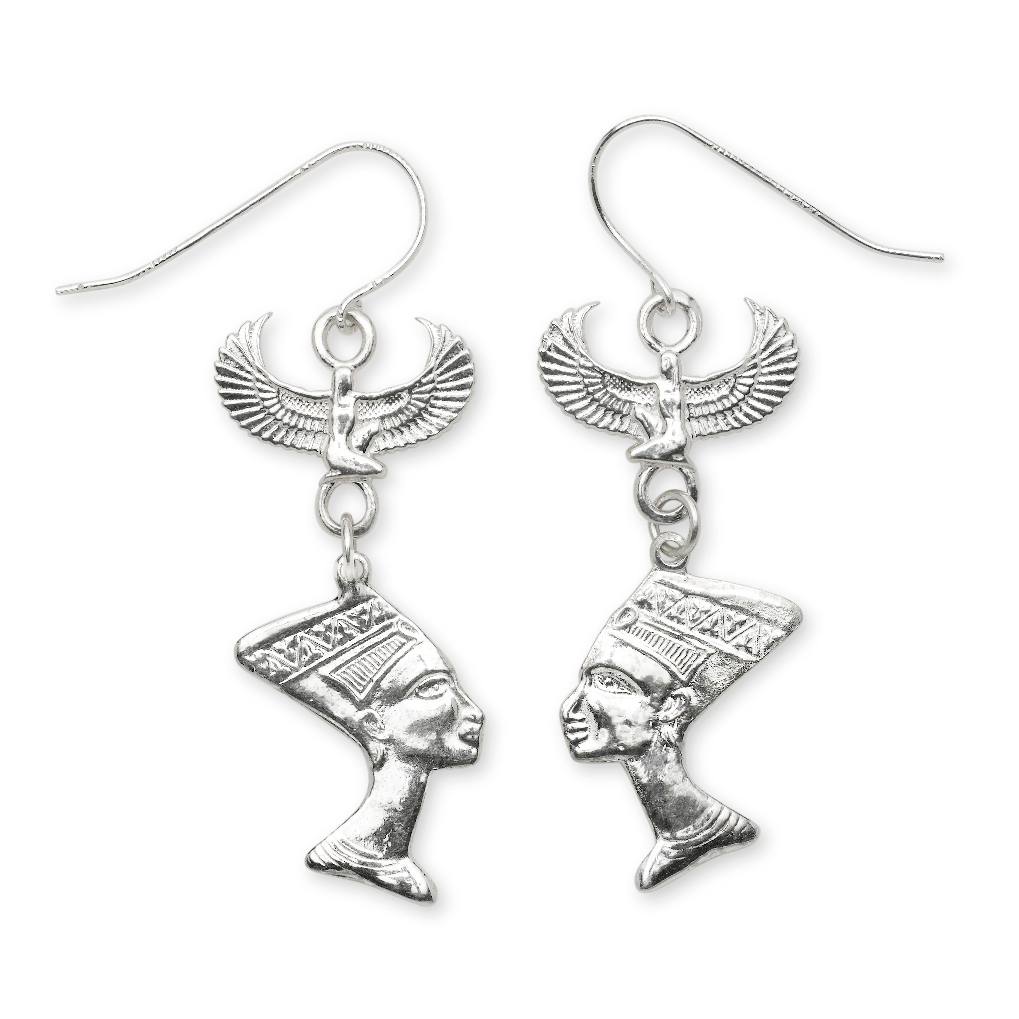 Better Jewelry Queen Nefertiti and Goddess Isis .925 Sterling Silver ...