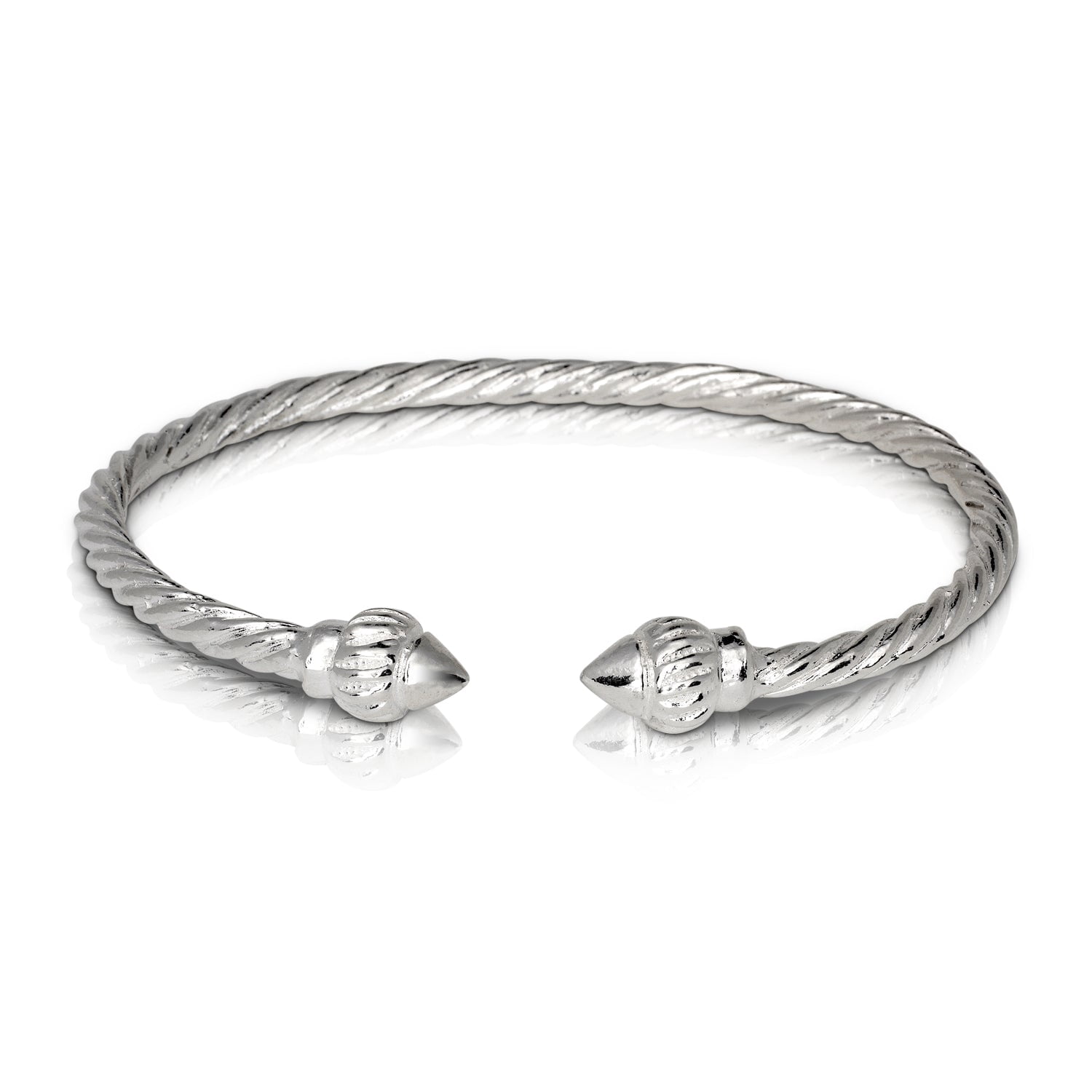 Better Jewelry RIDGED ARROW TAJ MAHAL COILED ROPE WEST INDIAN BANGLE ...