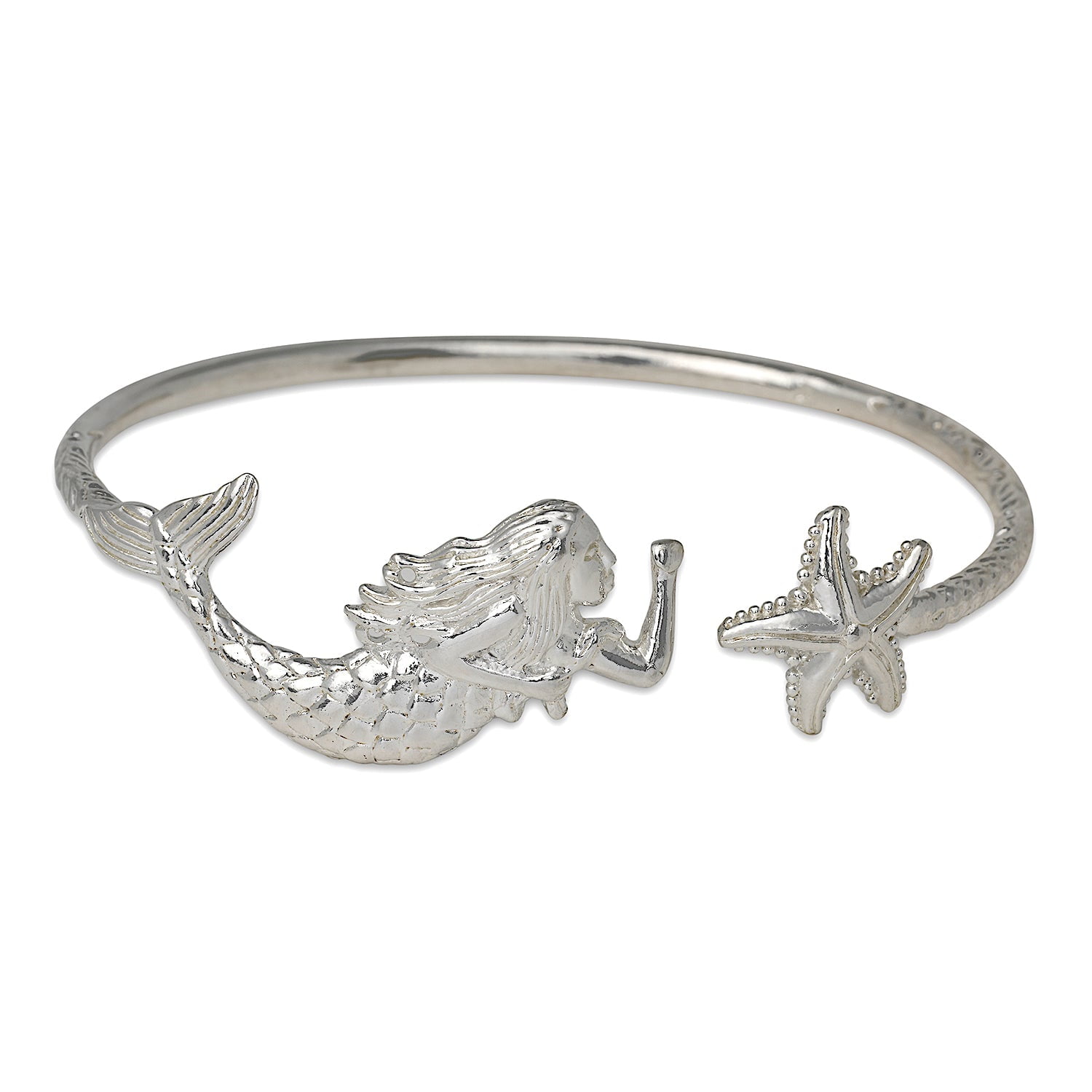 Better Jewelry Siren .925 Sterling Silver Bangle, 1 piece - Walmart.com