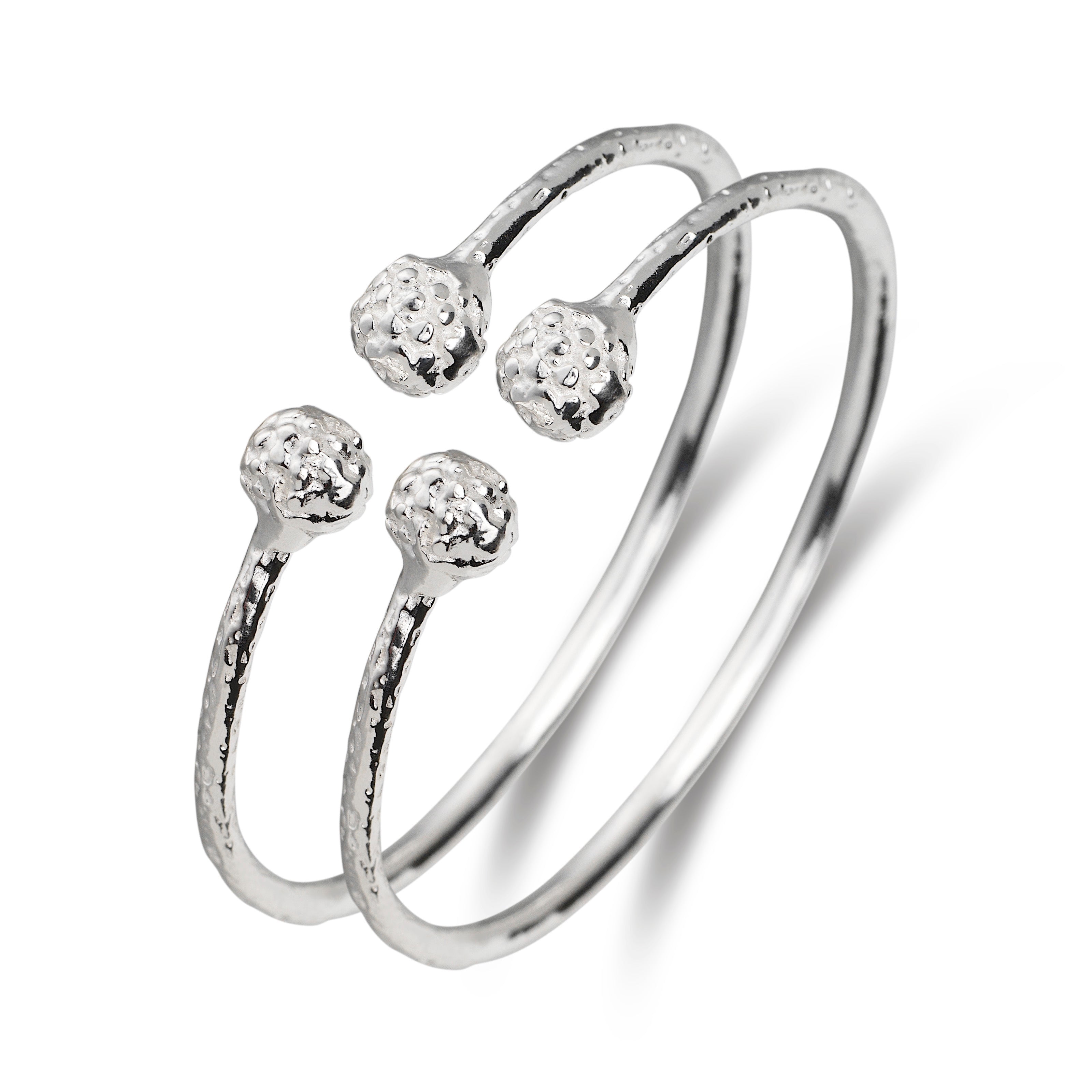 Better Jewelry Textured Ball .925 Sterling Silver West Indian Baby ...