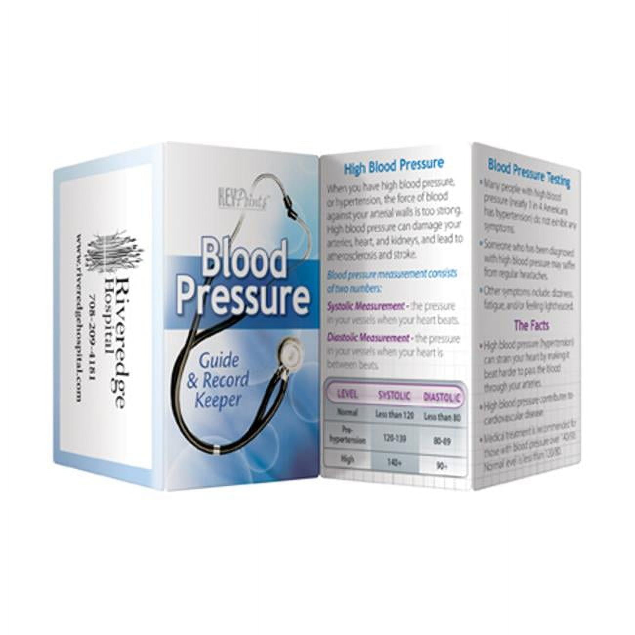 Better Life Line 7105 Blood Pressure Guide and Record Keeper - Pack of ...