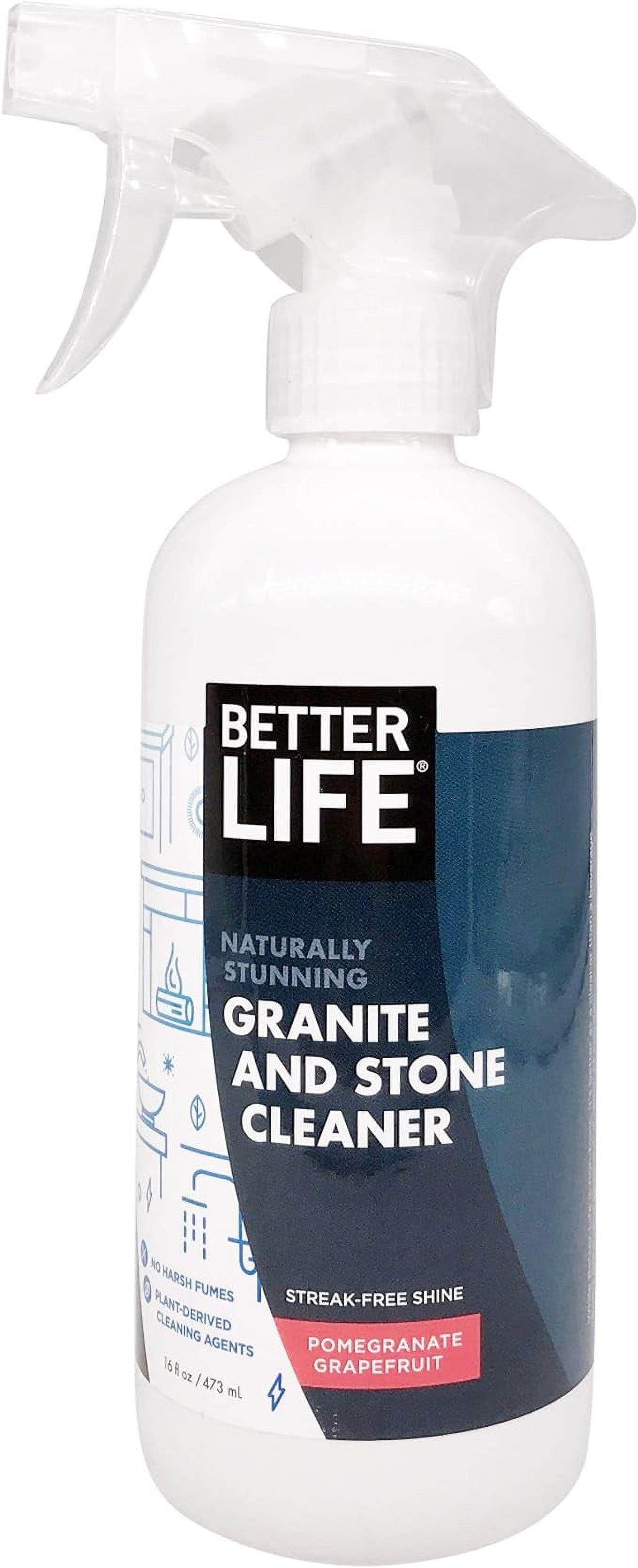 Better Life Natural Countertop Cleaner Take It For Granite, Pomegranate ...