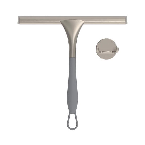 Better Living 10" SOFT GRIP Shower Squeegee, Gray - Walmart.com