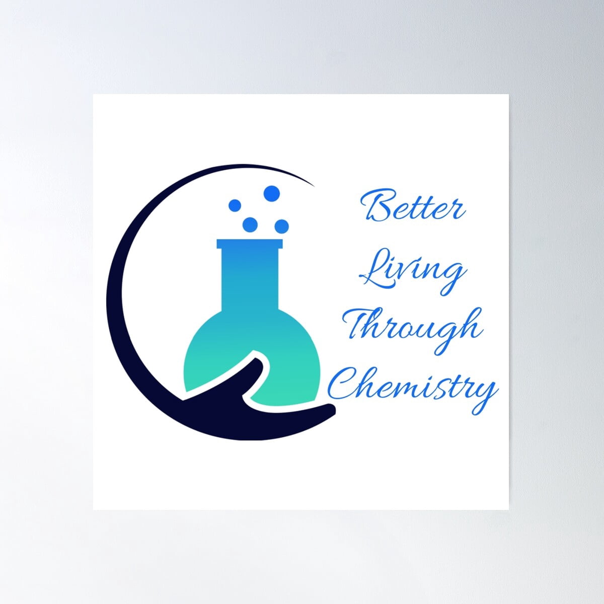 Better Living Through Chemistry. Science Gift Poster Wall Art, Modern ...