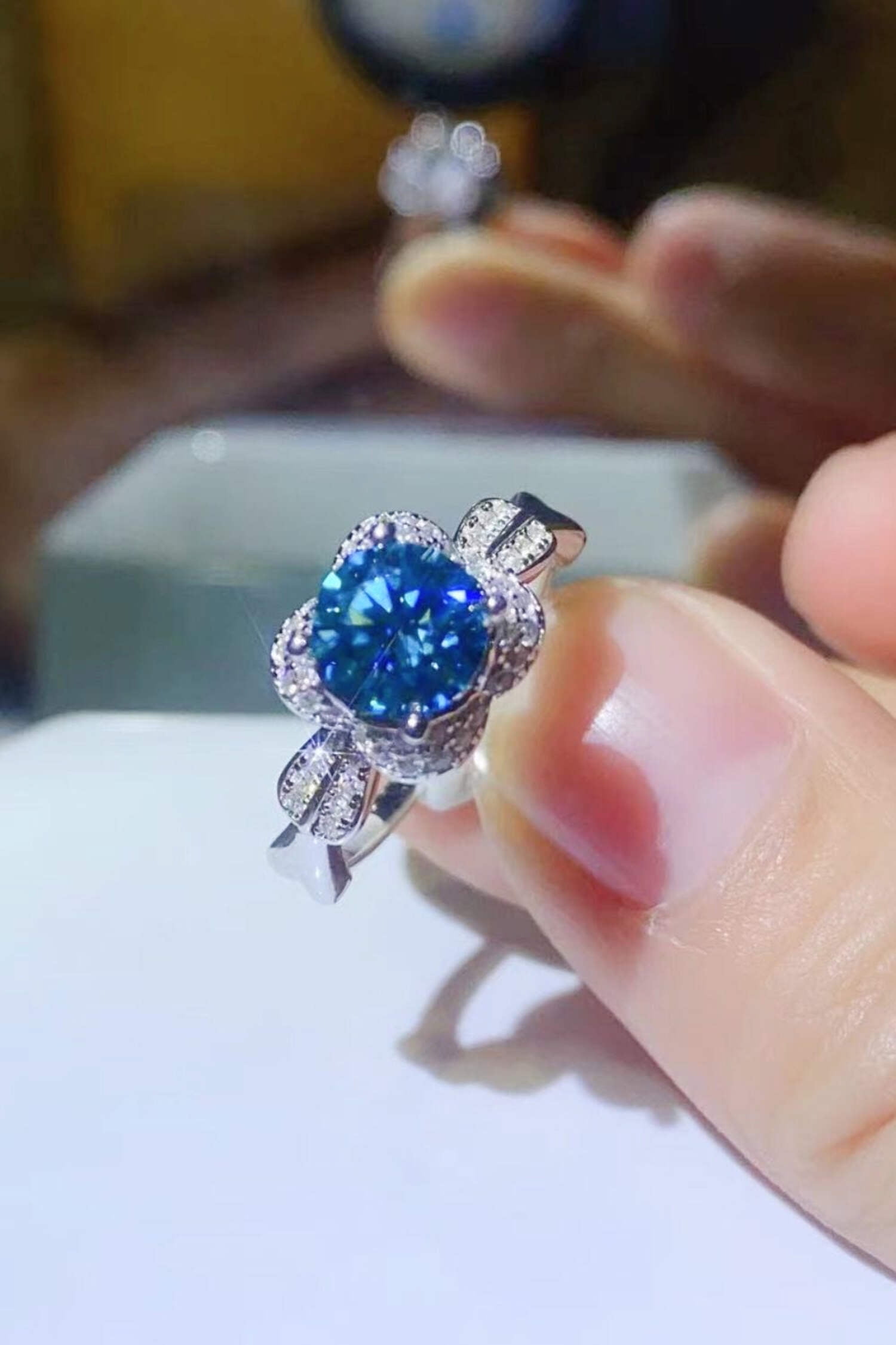 Better Love Next Time 1 Carat Moissanite Ring - Walmart.com