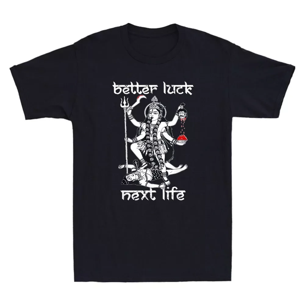Better Luck Next Life Horror Gothic Graphic Vintage Men's Short Sleeve ...