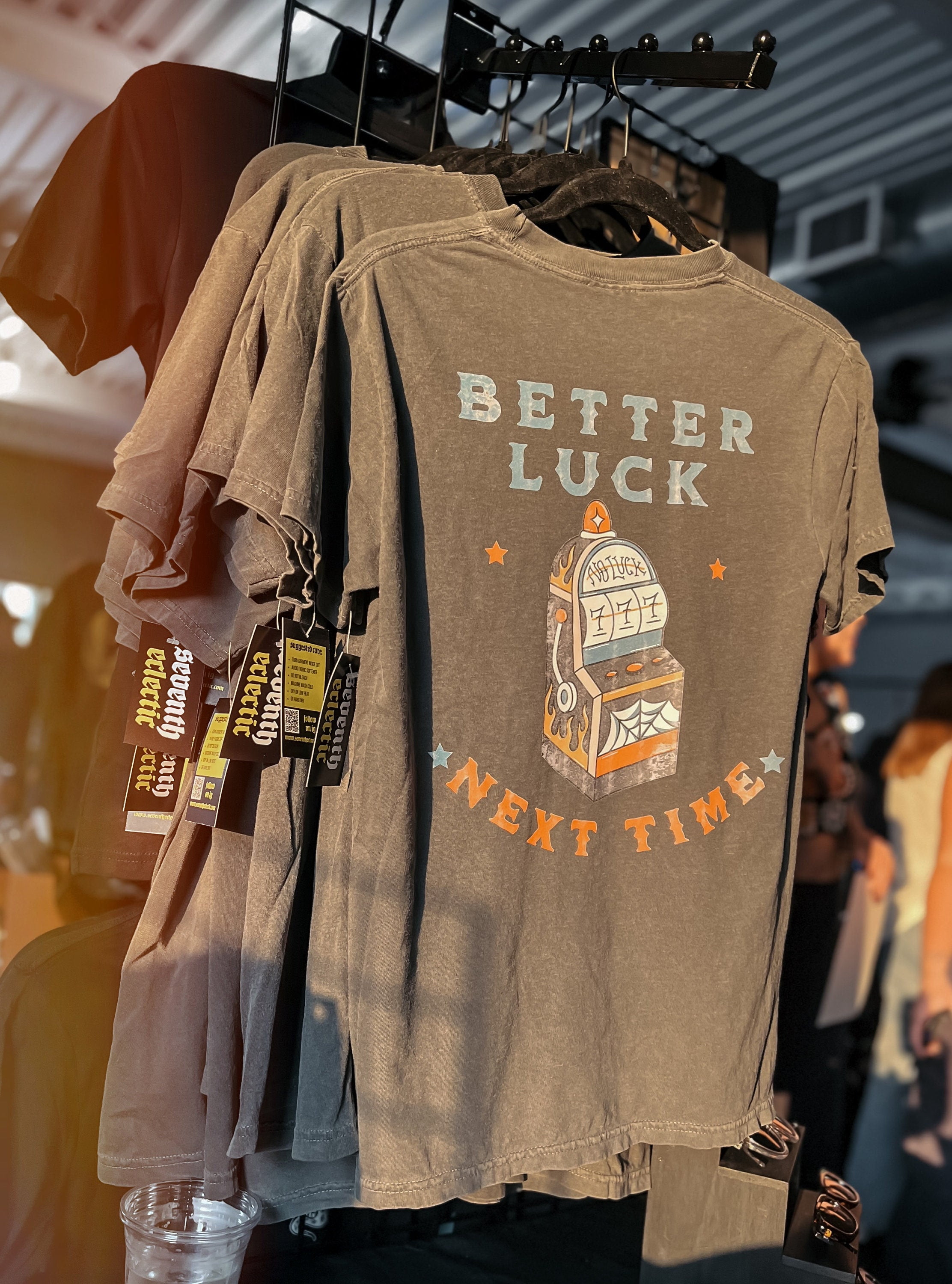 Better Luck Next Time Original Graphic Tee 777 T-shirt American ...