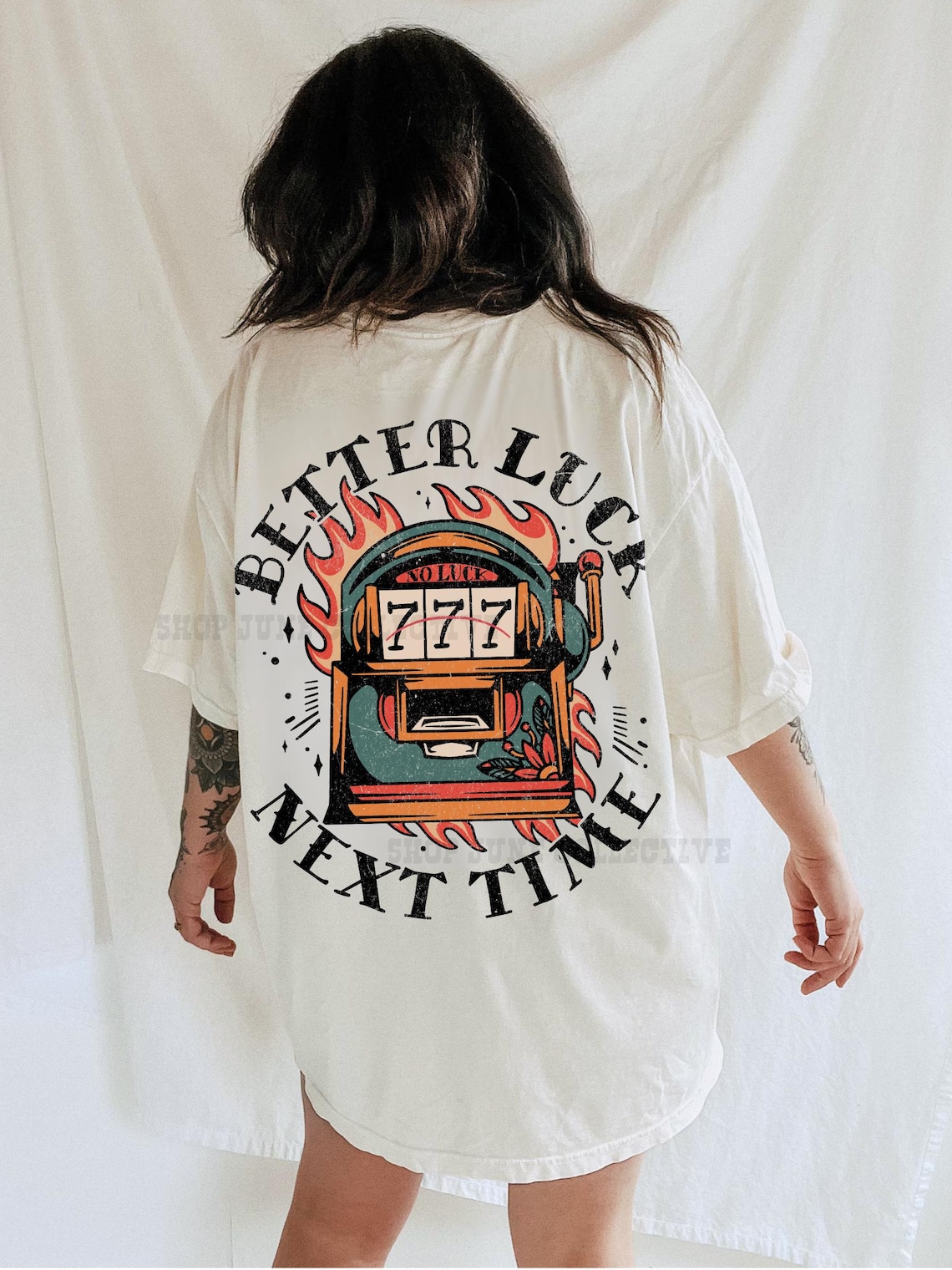 Better Luck Next Time Tee Western Lucky Shirt Traditional Tattoo ...