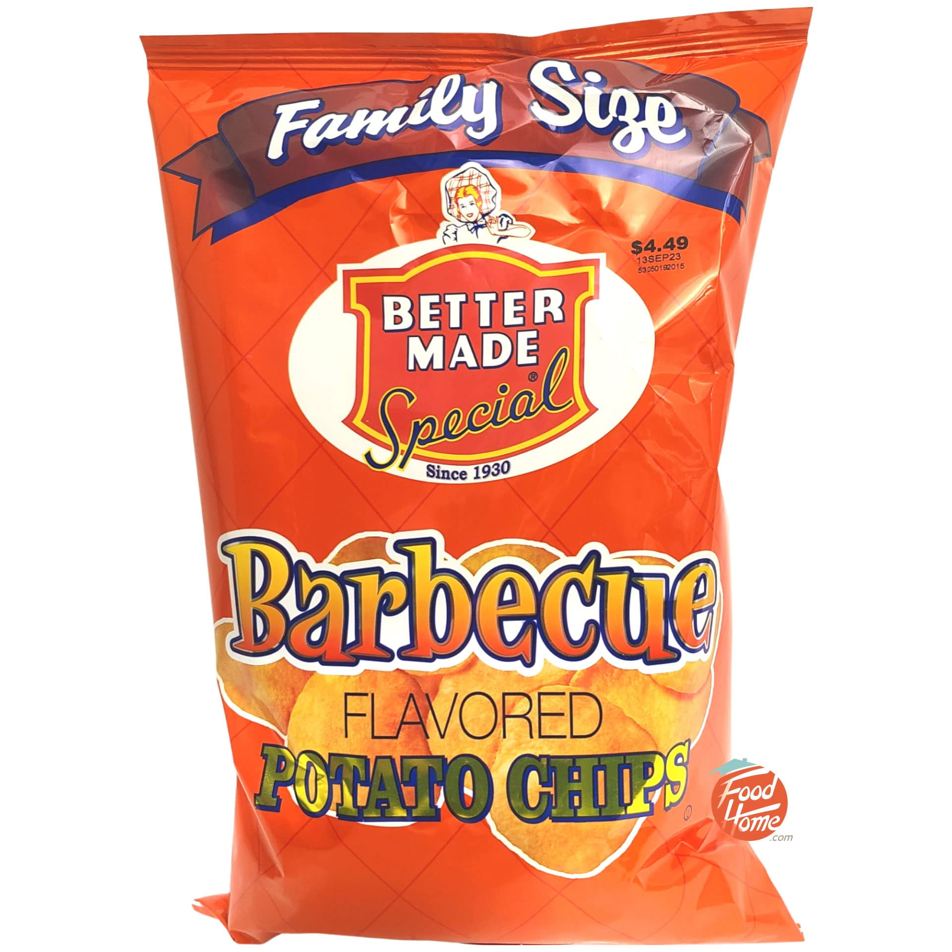 Better Made Family Size barbecue flavored AIS1 potato chips 8.5-ounce ...