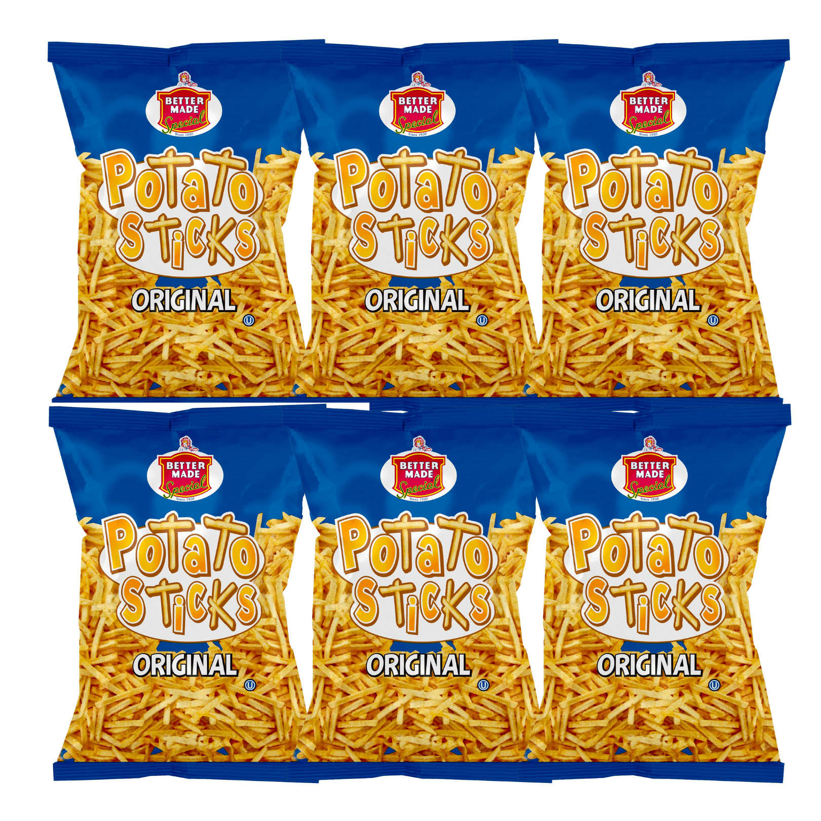 Better Made Original Potato Sticks (3 oz., 6-pack) - Walmart.com