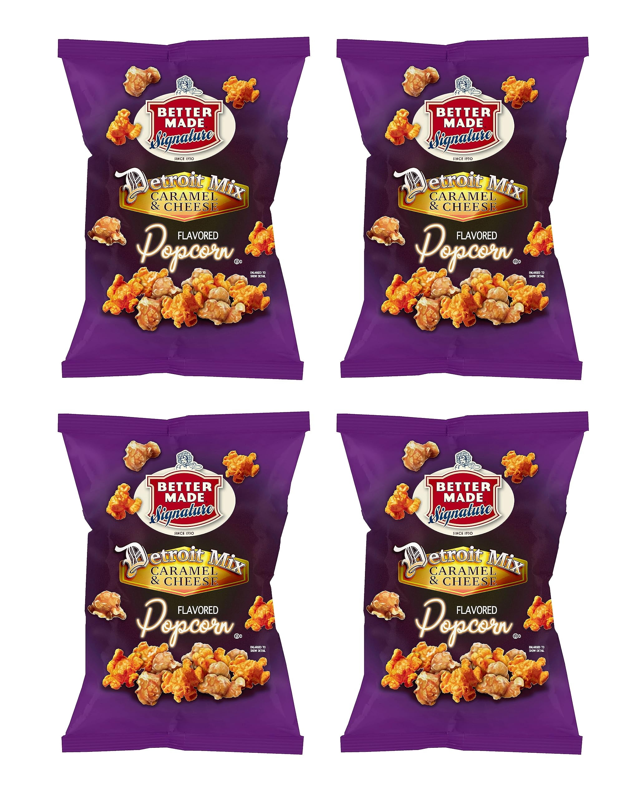 Better Made Special Popcorn (4) 6-8oz Bags - (Pack of 4) (DETROIT MIX ...