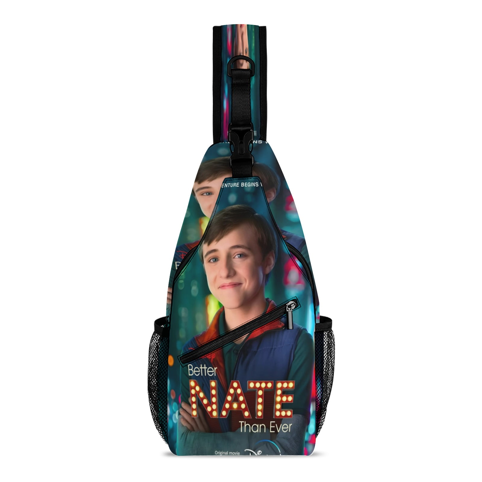 Better Nate Than Ever Full Printed Chest Bag - Walmart.com