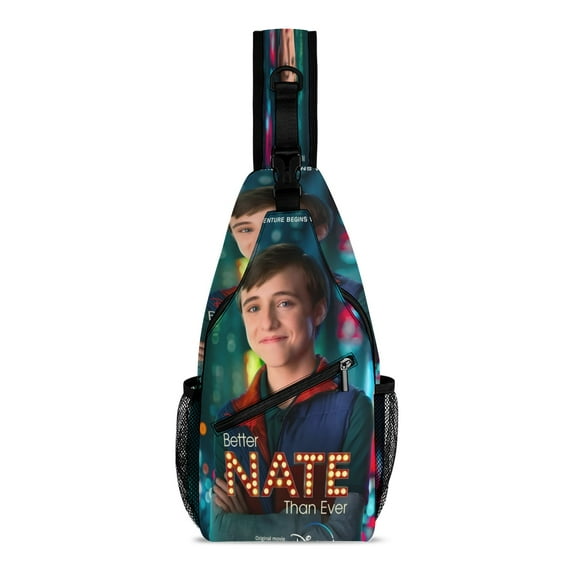 Better Nate Than Ever Full Printed Chest Bag - Walmart.com