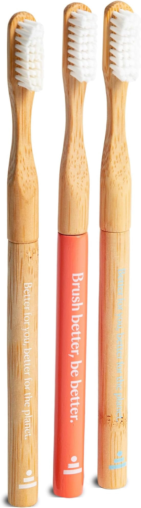 Better & Better Natural Bamboo Toothbrush | Soft Bristles | 100% Plant ...