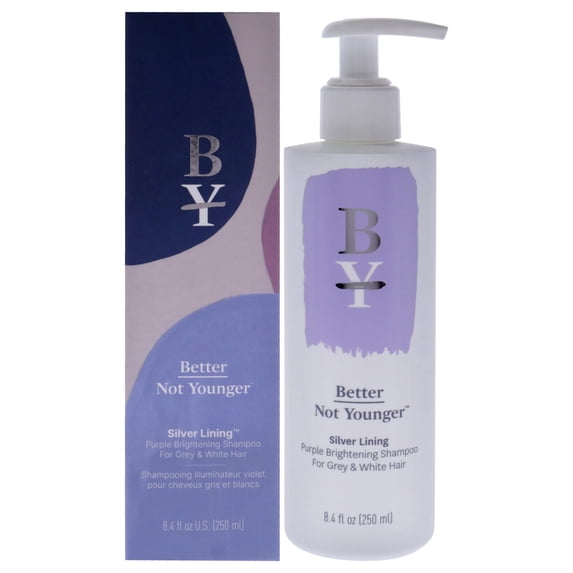 Better Not Younger Silver Lining Purple Brightening Shampoo , 8.4 oz ...