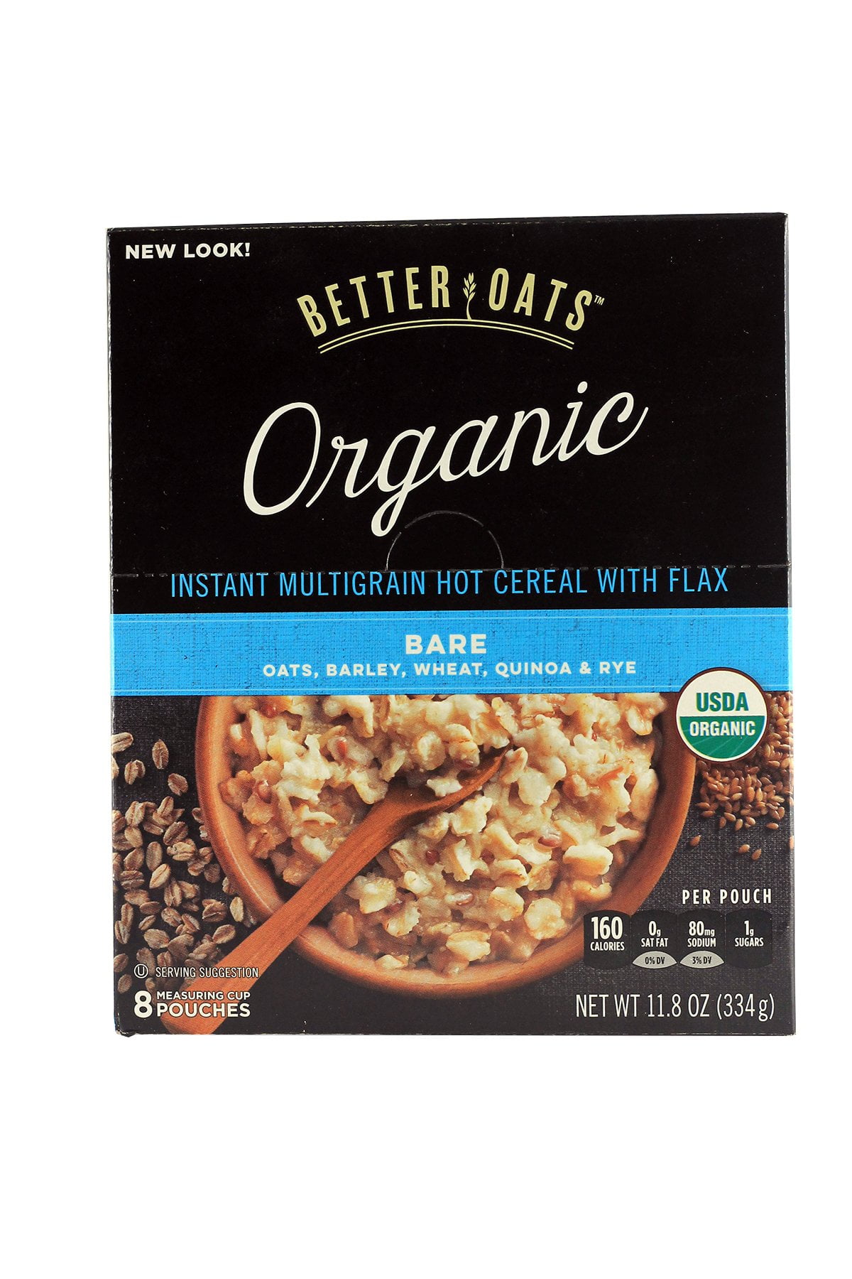 Better Oats Raw Pure & Simple Organic Bare, Instant Multigrain Hot ...