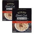 Better Oats Steel Cut Protein Oatmeal, Flax Seeds, Maple Brown Sugar, 8 ...