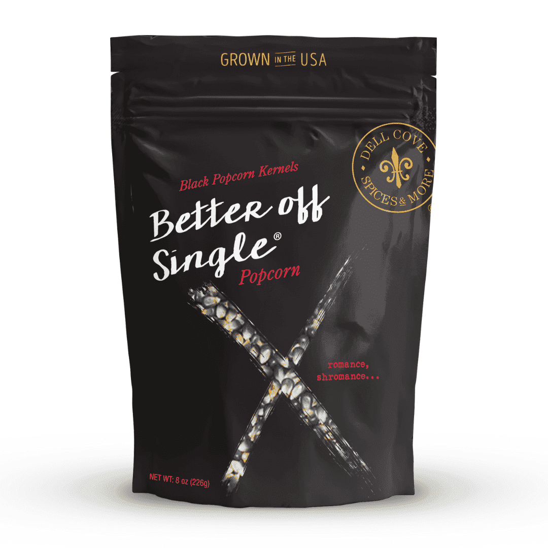 Better Off Single - Black Popcorn Kernels by Dell Cove Spices - Ideal ...