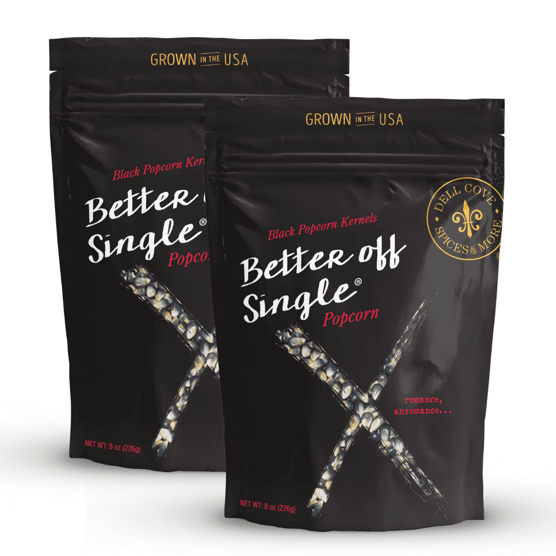 Better Off Single - Black Popcorn Kernels by Dell Cove Spices - Ideal ...