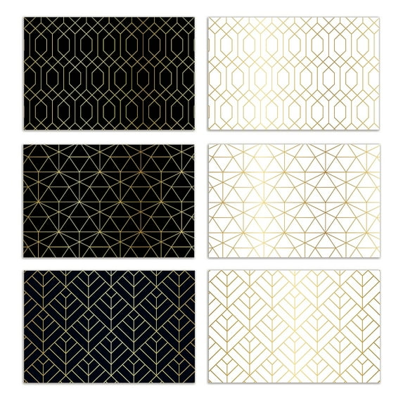 Better Office Cards with Envelopes 4" x 6" Geometric Patterns 50/Pack ...