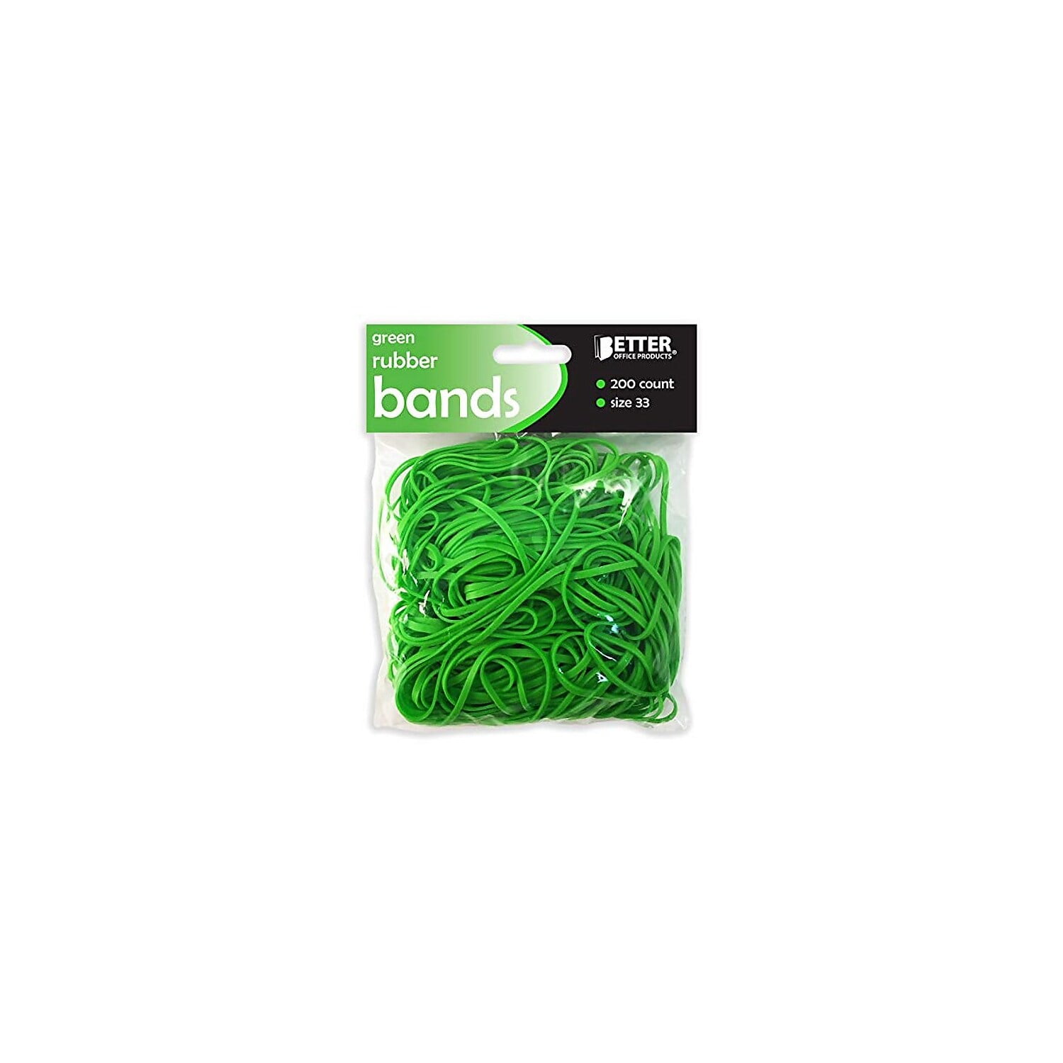 Better Office Multi-Purpose Rubber Band #33 Size 200/Pack (33908 ...