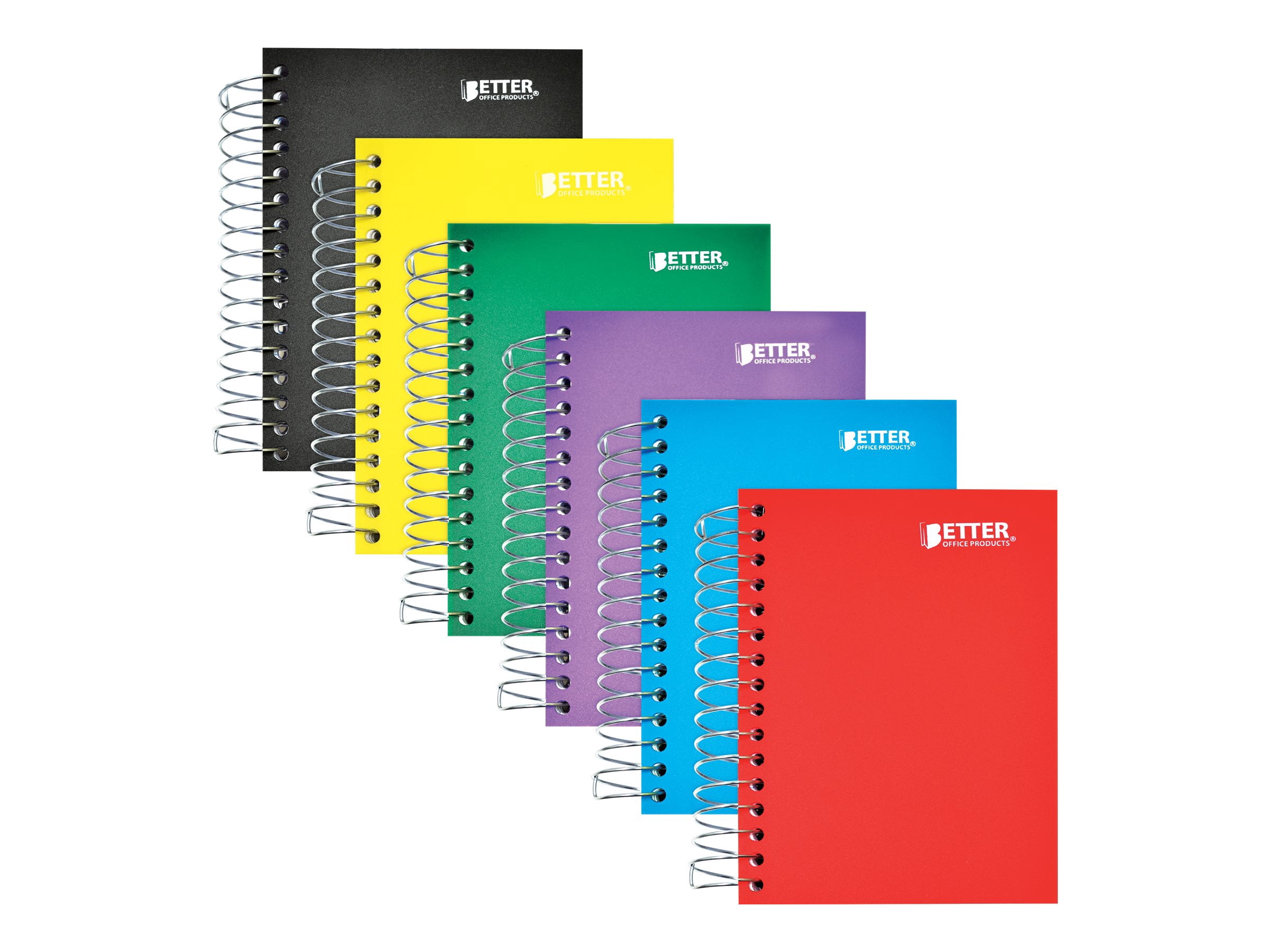 Better Office Products - 1 subject notebook - spiral-bound - small ...