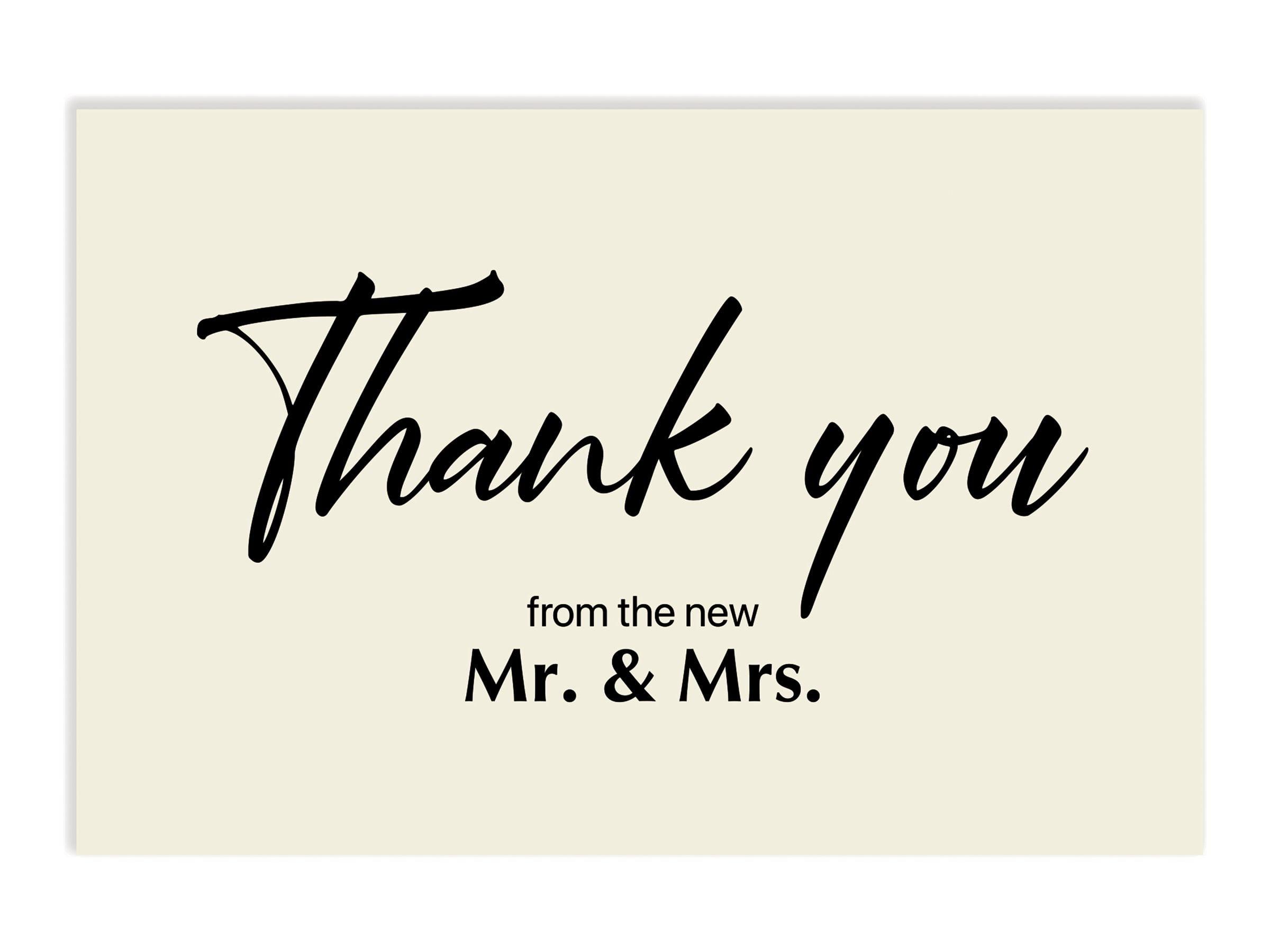 Better Office Products 120 Pack Wedding Thank You Cards with Envelopes ...
