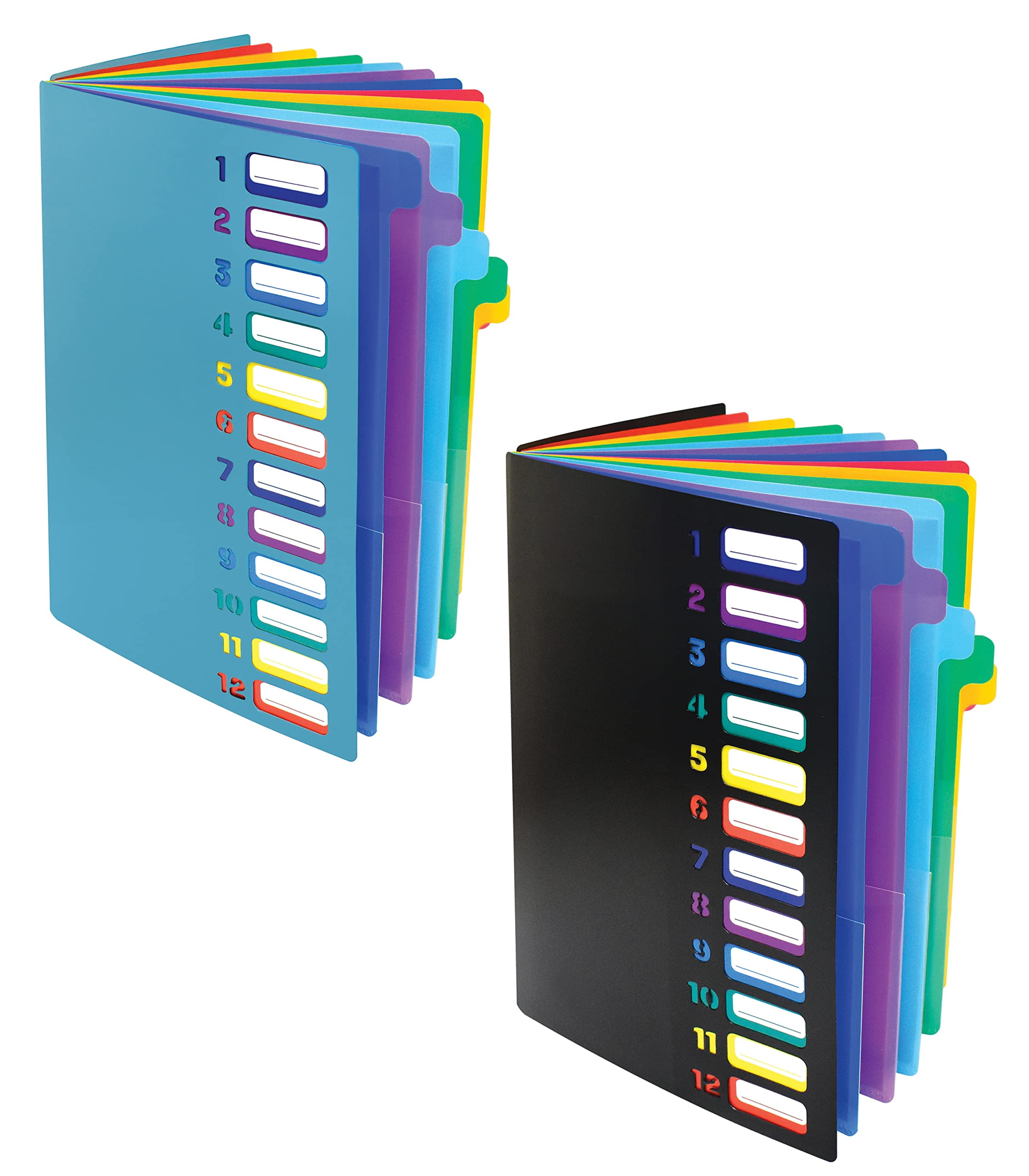 Better Office Products 24-Pocket Expandable File Folder, Letter Size ...