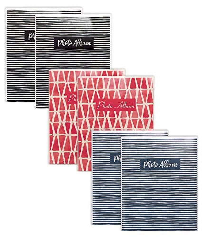 Better Office Products Mini Photo Album Pack of 6 4x6 Inch Durable ...